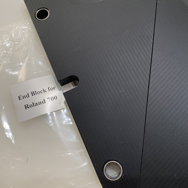 Dark Gray Color End Plate For Roland 700 Ink Duct End Blocks Offset ...